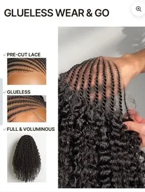 Frodio | Hair | Frodio Veralux Fulani Braid Glueless Wig 3x6 Hd Lace ...